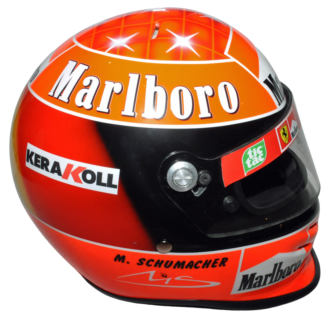 Michael Schumacher Signed F1 Ferrari 2000 Full Scale Replica Helmet ...